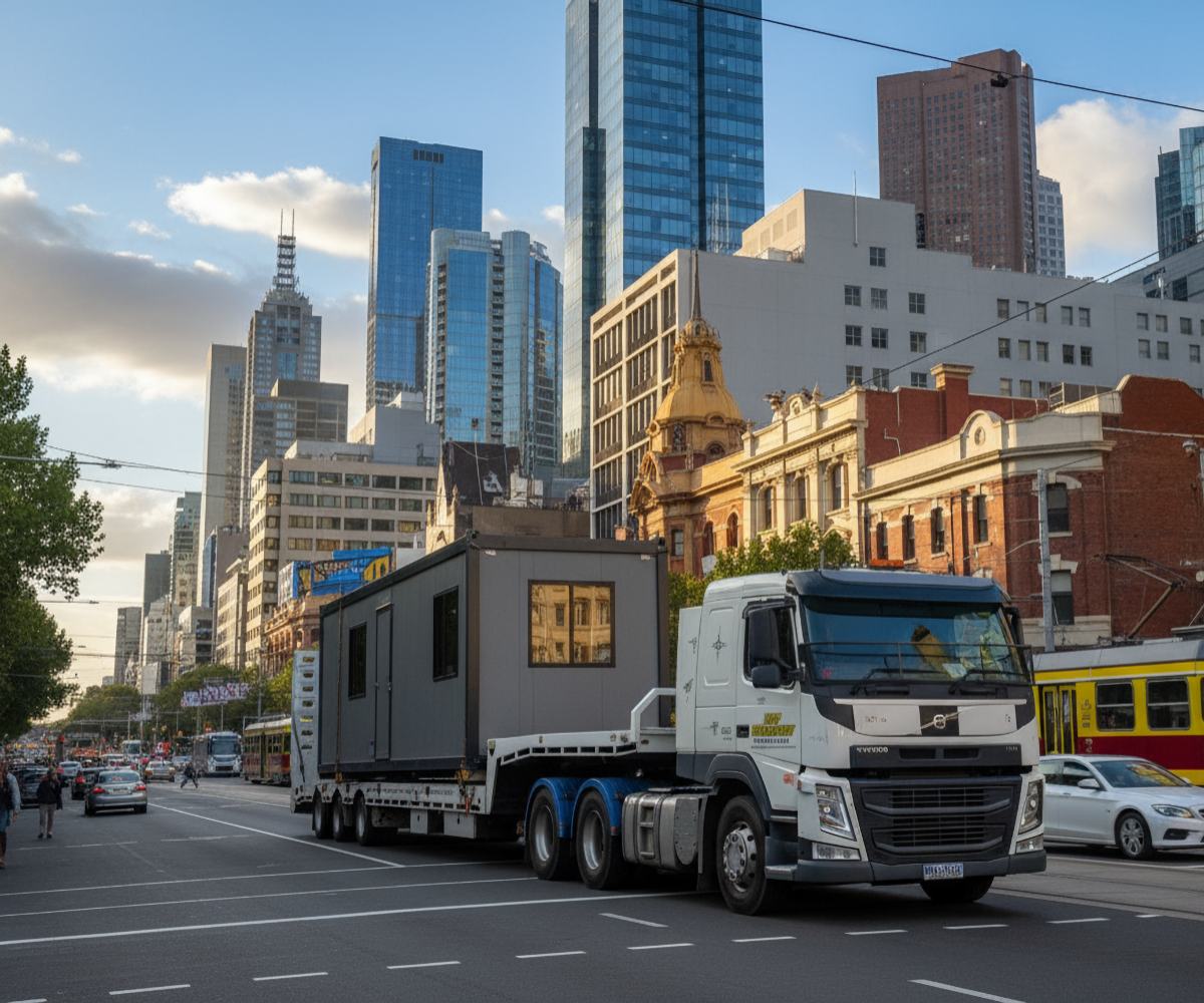 Mobile Building Transport | EWP Transport Melbourne